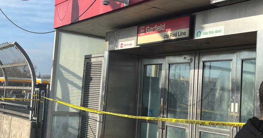 Three Men Shot Outside Garfield Red Line Station - CBS Chicago