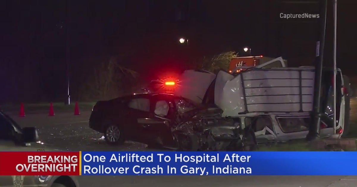 Toddler airlifted to hospital following crash in Gary, Indiana - CBS ...